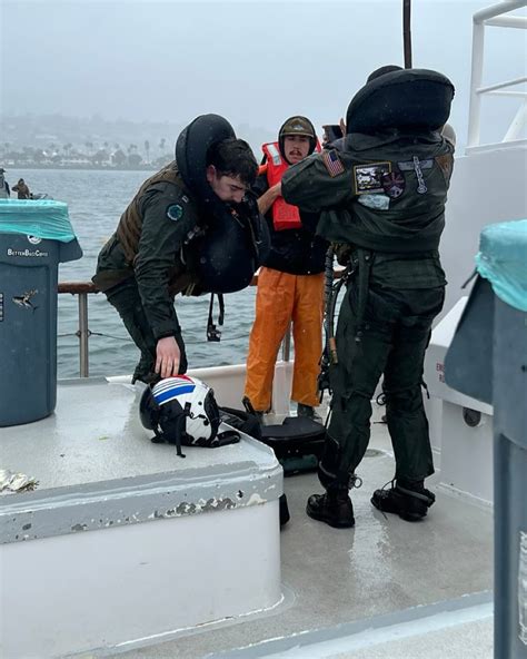 Freshly Rescued Growler Crew Plucked Out Of San Diego Bay After