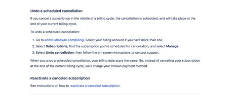 Cancel Subscription