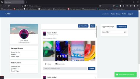 Real Time Laravel Social Media App Laravel Reverb Vanilla Javascript Youtube