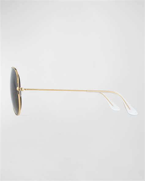Ray Ban Original Aviator Polarized Sunglasses Goldgreen Neiman Marcus