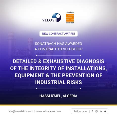 Sonatrach Velosi Compliancediagnosis Industrialfacilities Hydrocarbons Hassirmel