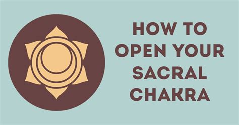 Sacral Chakra Healing Open And Balance Your Energy Center