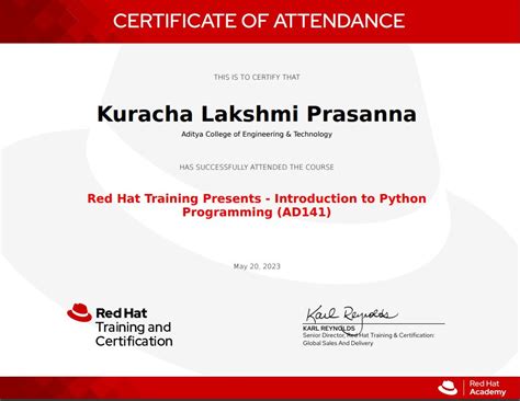 Prasanna Kuracha On Linkedin Redhatacademy Technicalhub