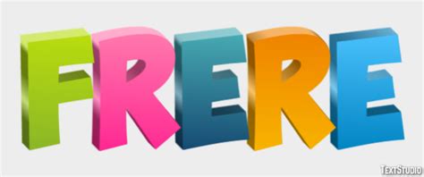 Frère Text Effect And Logo Design Word