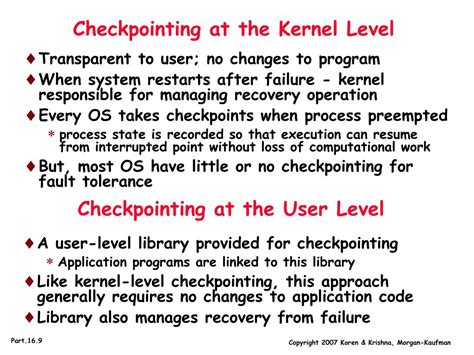 PPT FAULT TOLERANT SYSTEMS Chapter Checkpointing I PowerPoint Presentation ID