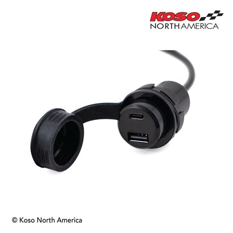 Dual Port Usb Charger Quick Charge Type C A Adaptor Koso North America