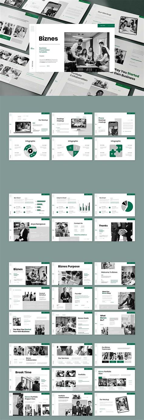 商业项目展示ppt模版下载 Ppt Pptx 花瓣网
