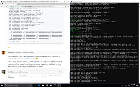 failing and invisible in strace clone syscall related to privileged namespaces and chrome s