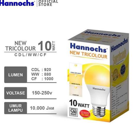 Jual Qo Lampu Led Hannochs 3 Color Lampu Led Hannochs 3 Warna Lampu