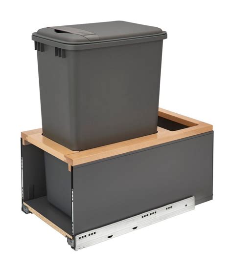 REV A SHELF INC LB OGMP Trash Pull Outs Bottom Mount Trash Pull Outs W Soft Close