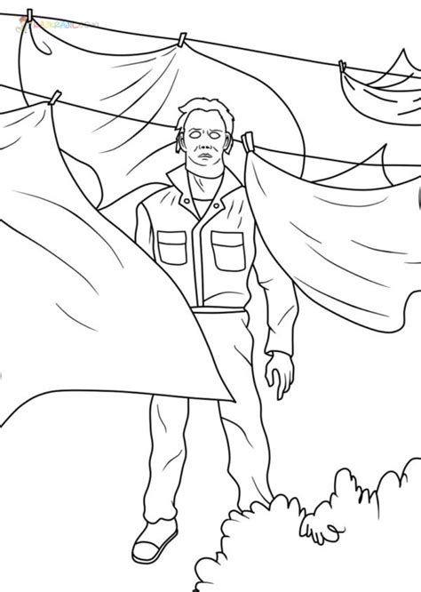 Dibujos De Michael Myers Para Colorear