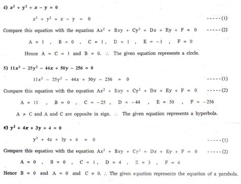 Exercise 5 3 Conic Sections Problem Questions With Answer Solution