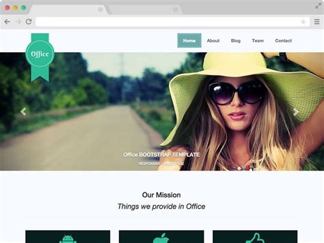 Office Free Responsive Multipage Bootstrap Template For Small And Medium Business