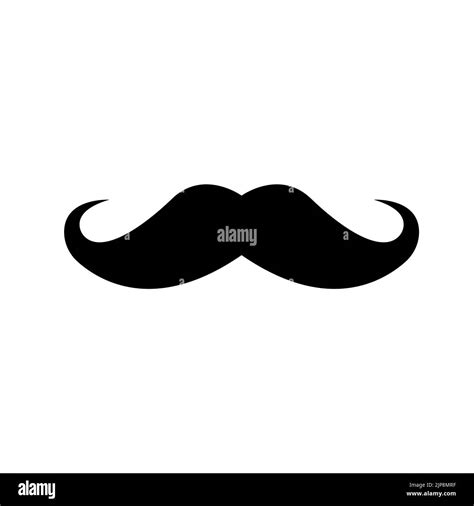 Mustache Symbol Illustration Isolated Mostache Dad Happy Fathers Day