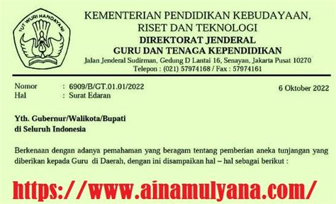 Se Gtk Kemendikbud Tentang Penjelasan Aneka Tunjangan Yang Diberikan