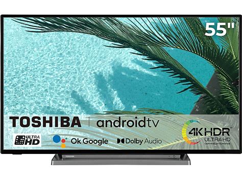 TOSHIBA 55 UA 3 D 63 DG DLED TV (Flat, 55 Zoll / 139 cm, UHD 4K ...