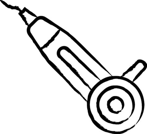 Premium Vector Sander Hand Drawn Vector Illustration