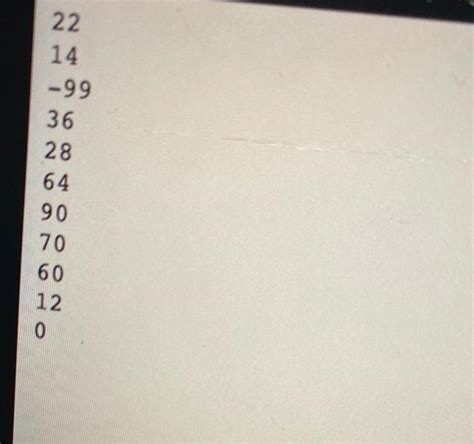 Solved Assume A File Containing A Series Of Integers Is