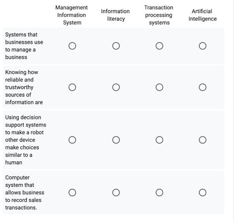 Solved Data Information Computer Literacy Process