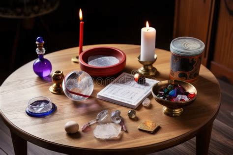 Magic Things On The Table Mystical Attributes Secret Of The Future