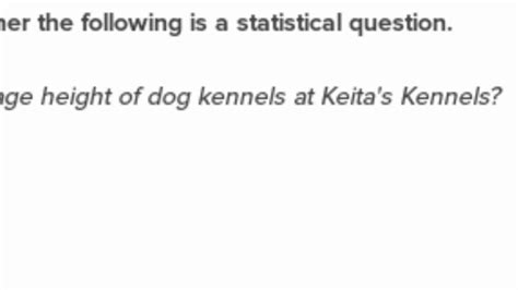 Statistical Questions Practice Khan Academy