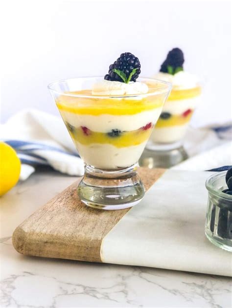 Lemon Curd Dessert Parfaits Semisweet Bites
