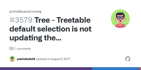 Tree Treetable Default Selection Is Not Updating The Checkboxes · Issue 3579 · Primefaces