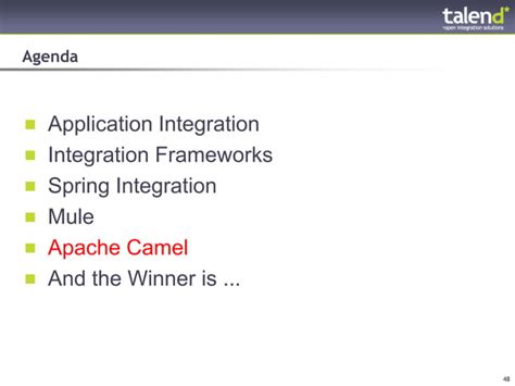 Showdown Integration Framework Spring Integration Apache Camel Vs