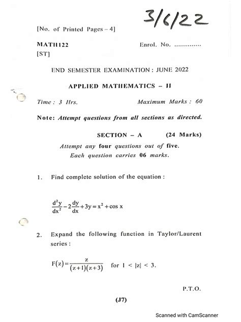 Applied Mathematics 2 Pdf