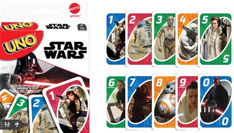 Uno Star Wars Matching Ssf20 Card Game Featuring 112 Cards With Unique