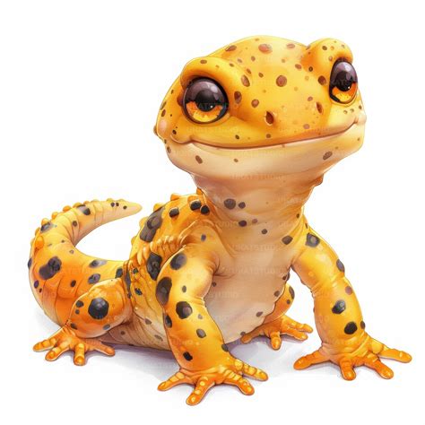Cute Watercolor Salamander Adorable Clipart 19 High Quality Images