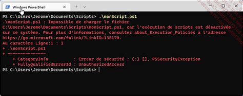 Débuter Avec Powershell Exécution De Scripts