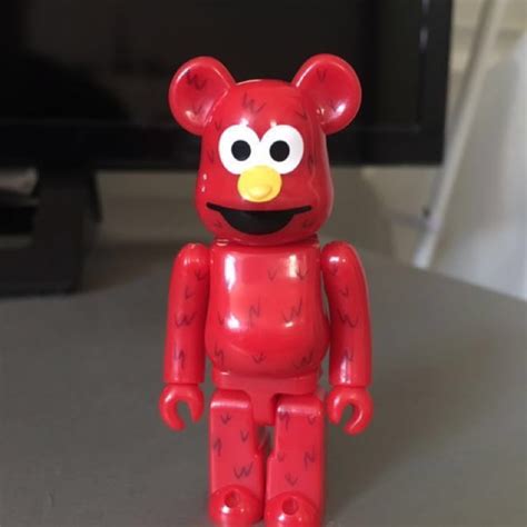 Elmo Bearbrick 100 Hobbies And Toys Toys And Games On Carousell