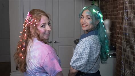 Mermaid Led Hair Hides A Tiny Rp2040 Raspberry Pi