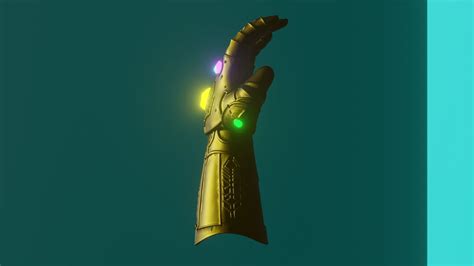 Thanos Infinity Gauntlet Marvel 3d Model 3d Model Cgtrader
