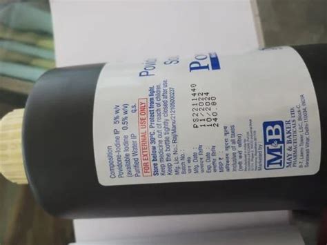 Povidone Iodine 10 Ww Bectodine Povidone Iodine Solution Liquid