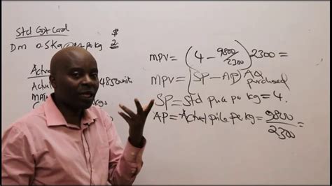 Variance Analysis Acca Cpa Youtube