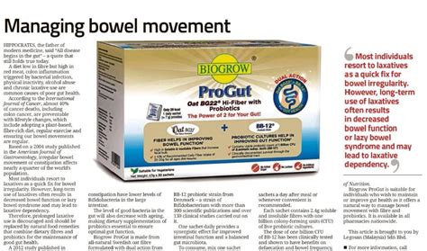 Progut Managing Bowel Movement Biogrow Malaysia