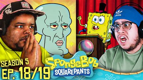 Spongebob Season 5 Episode 18 And 19 Group Reaction Youtube