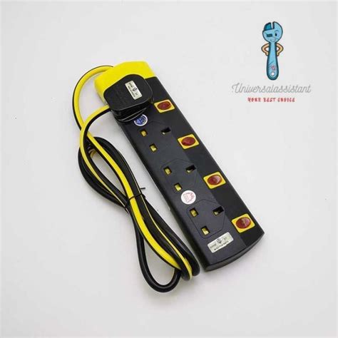 【sirim】extension Plug 2 3 5 Meter 2g 3g 4g 5g Trailing Socket 1 25mm X 3c Wire Extension Socket