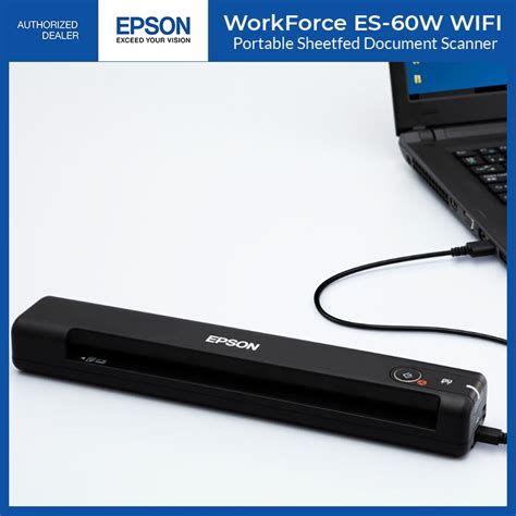 Epson Workforce Es W Wi Fi Portable Sheetfed Document Scanner Shopee Philippines