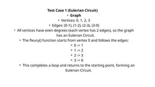 FLEURYS Algorithm Graph Theory Presentation Pptx