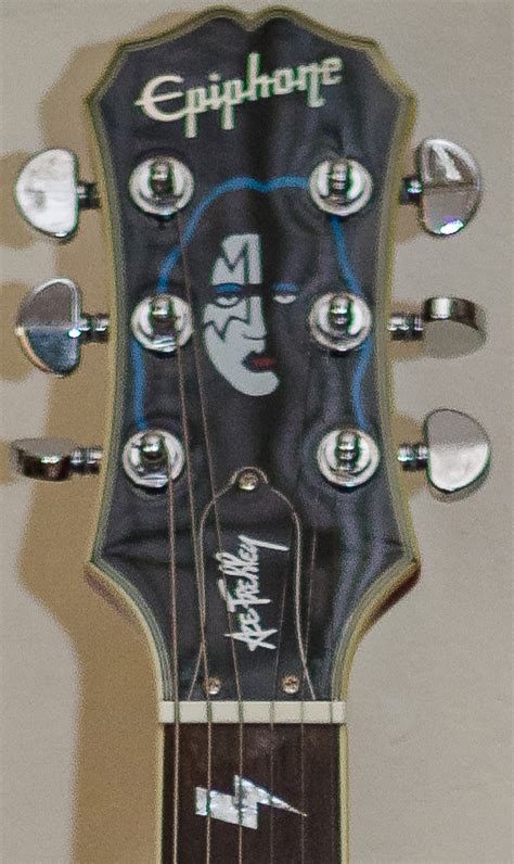 Lot Detail Kiss Ace Frehley Autographed Signature Model Guitar Roger Eppersonreal Loa