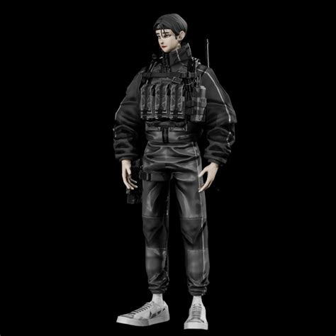 개인작품 001 3d 캐릭터·피규어 포트폴리오 크몽