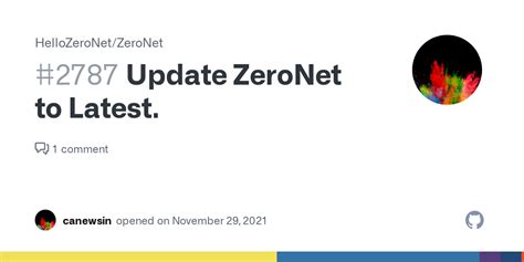 Update Zeronet To Latest · Issue 2787 · Hellozeronet Zeronet · Github