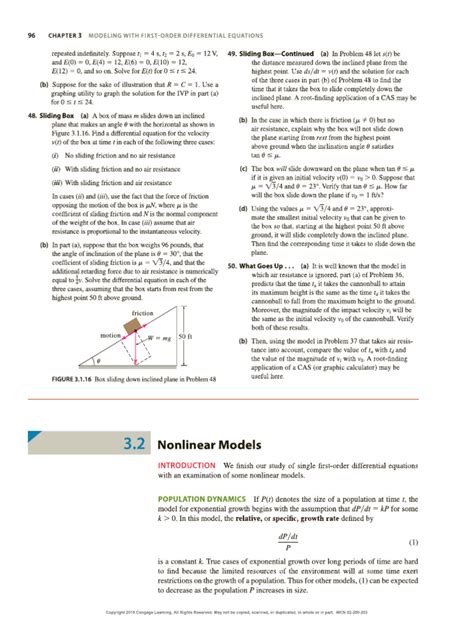 Modelling With First Order Non Linear Ode Section32 Pdf