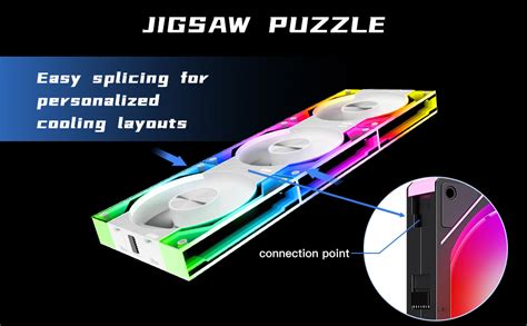 Jungle Leopard Interstellar V3 Argb 3pin Pwm 12cm Fan Splicing