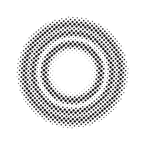 Circle Halftone Pattern Background 13332899 Vector Art At Vecteezy