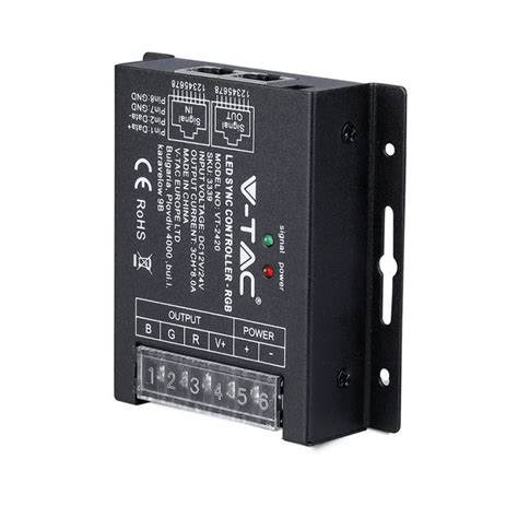 Vtac Controller Con Telecomando Rf Per Strisce Rgb 12vdc 288w 24vdc 576w Sincronizzabile Sku