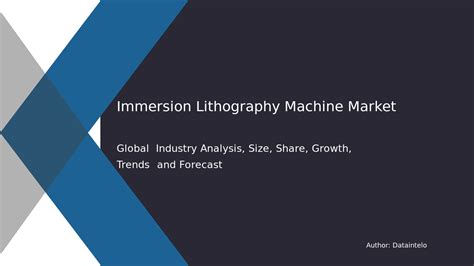 Immersion Lithography Machine Market Report Global Forecast From 2025